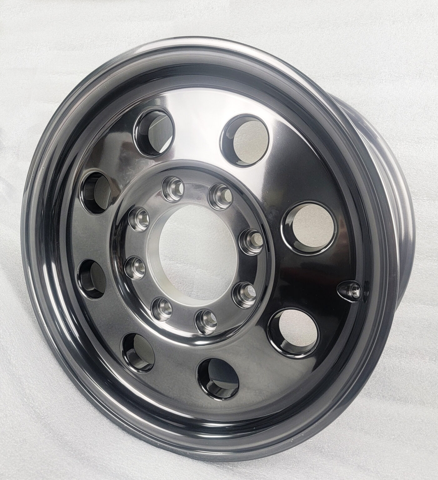 G T H1 Black Chrome Aluminum Hummer Wheel 17" X 8.5" - Hummer Products