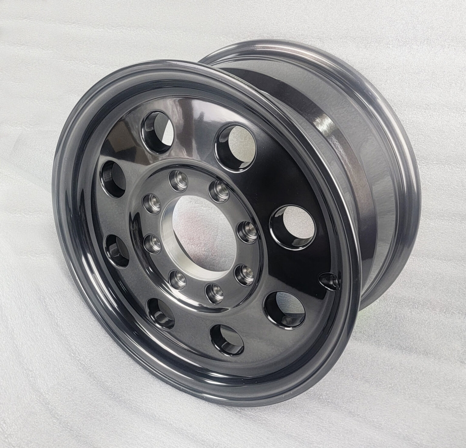 G T H1 Black Chrome Aluminum Hummer Wheel 17" X 8.5" - Hummer Products